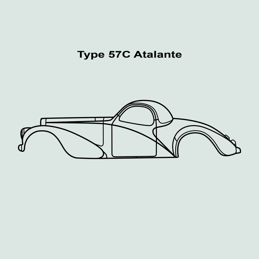 Car Dxf File, Dxf-ai-pdf, Car Vector Art, Car Laser Cut, Downloadable ...
