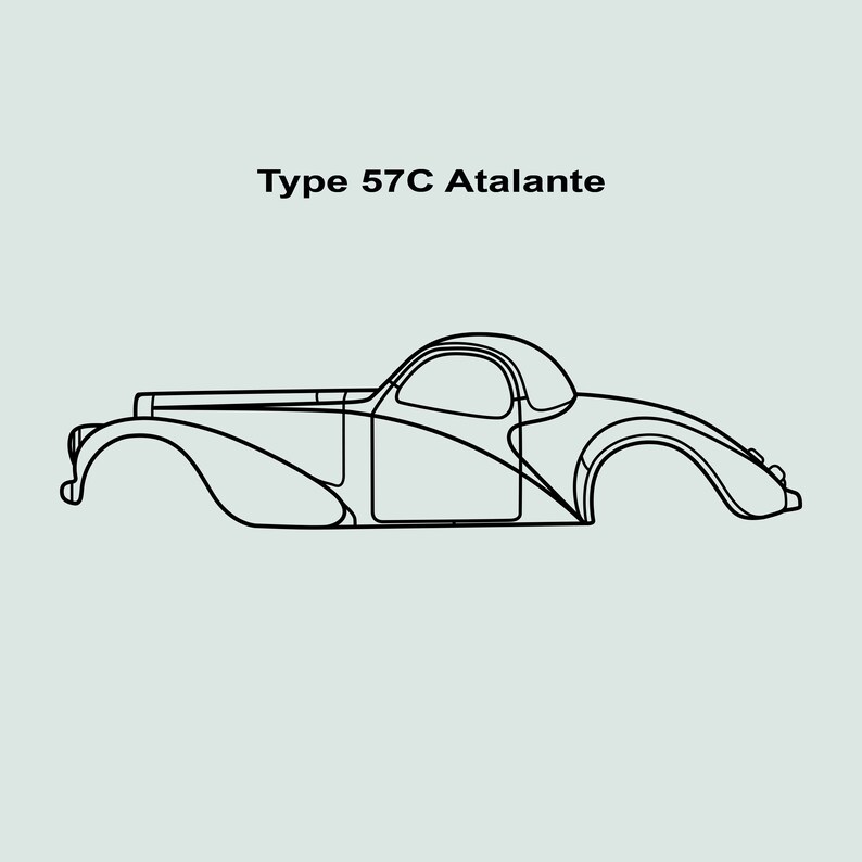 Car Dxf File, Dxf-ai-pdf, Car Vector Art, Car Laser Cut, Downloadable ...