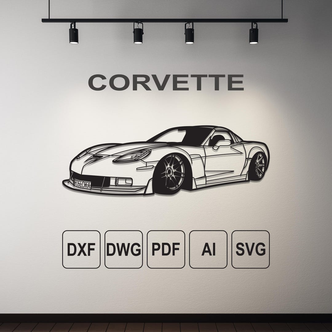 Car Dxf File, Dxf-ai-pdf, Car Vector Art, Car Laser Cut, Downloadable ...