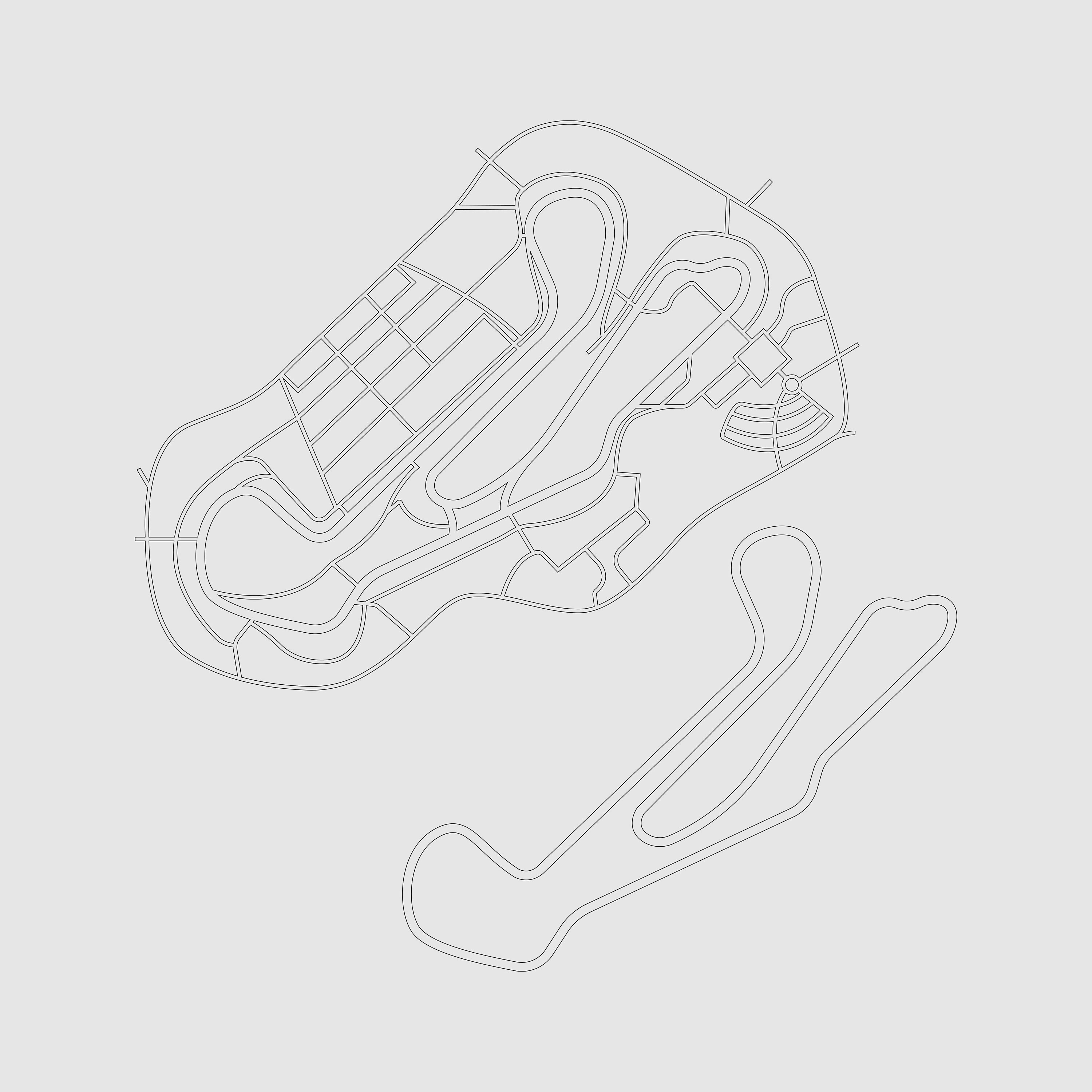 Barber Motorsports Park Map, Dwg-svg-dxf-ai-pdf, Downloadable Art ...