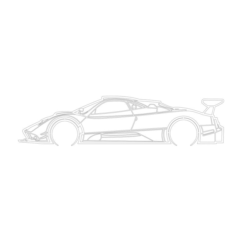 Car Dxf File, Dxf-ai-pdf, Supercar Dxf, Car Laser Cut, Downloadable Art ...