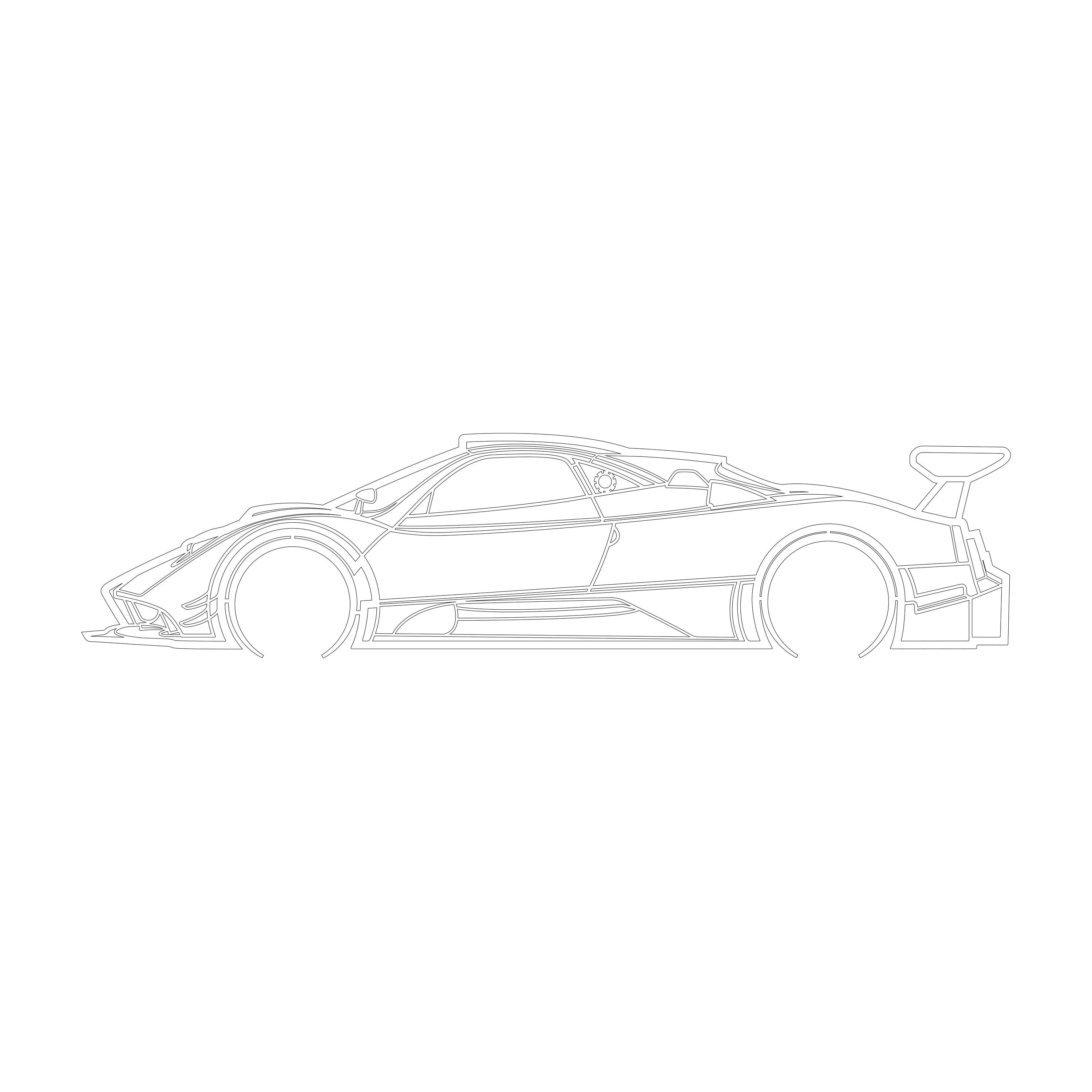 Car Dxf File, Dxf-ai-pdf, Supercar Dxf, Car Laser Cut, Downloadable Art ...
