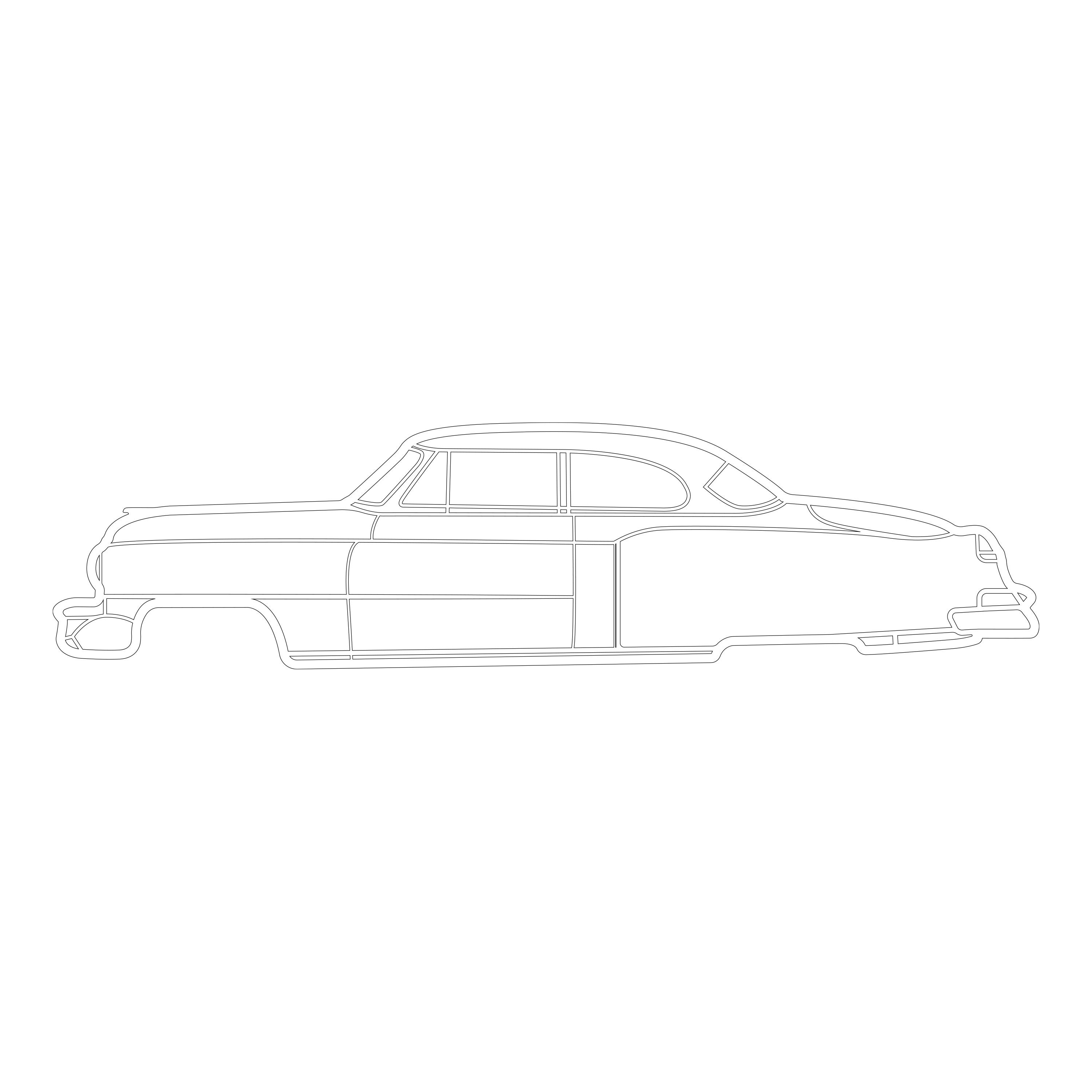 Car Dxf File, Dxf-ai-pdf, Car Vector Art, Car Laser Cut, Downloadable ...