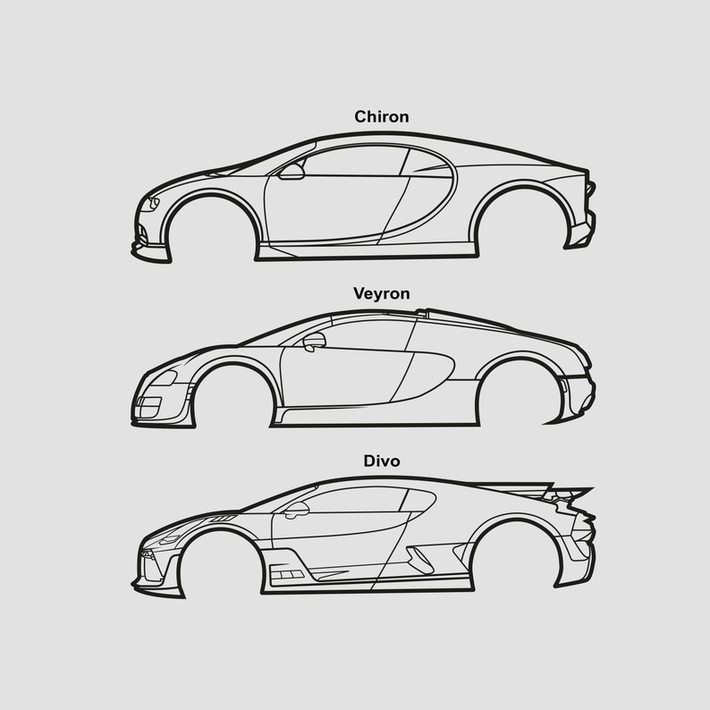 Car Dxf File, Dxf-ai-pdf, Car Vector Art, Car Laser Cut, Downloadable ...
