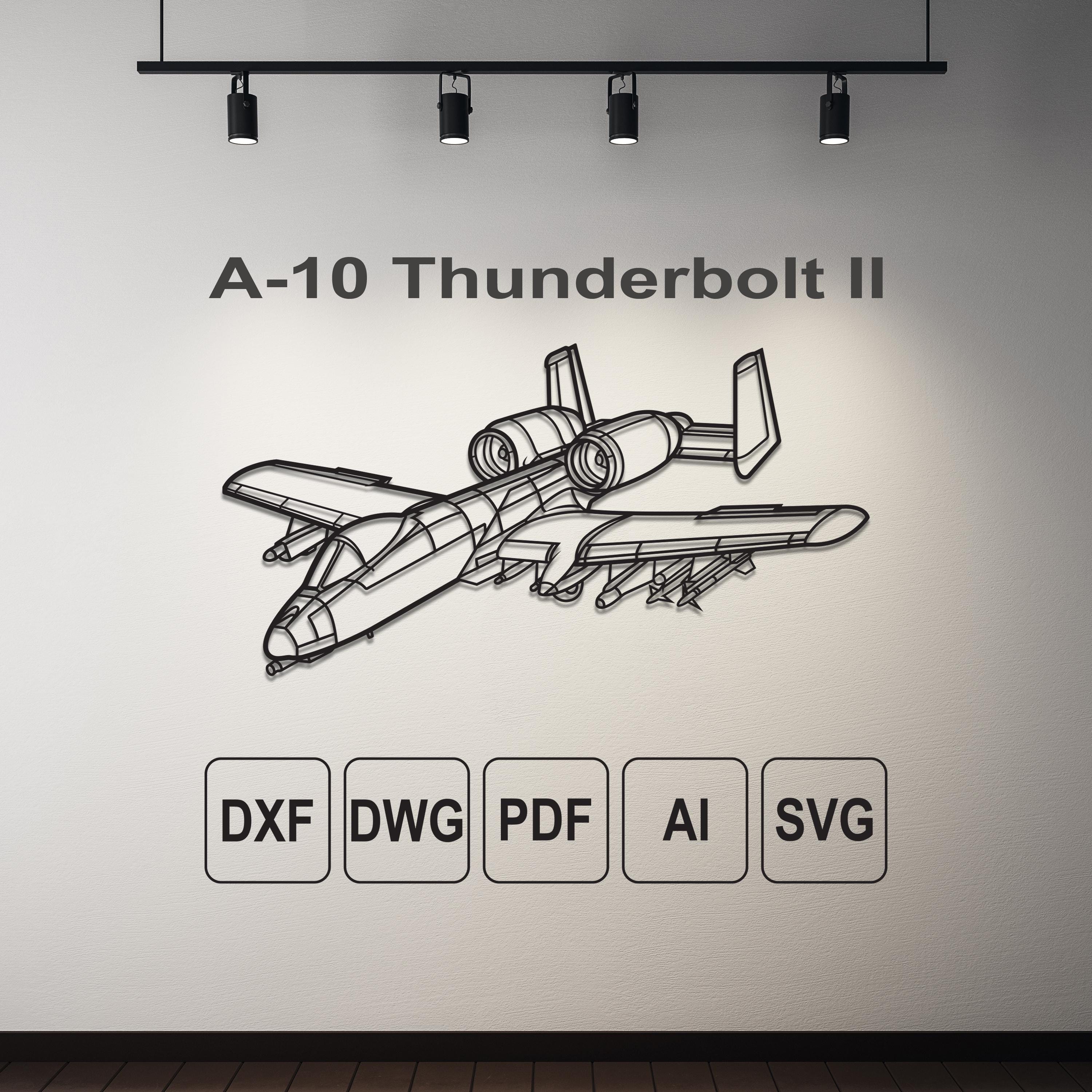 Plane Dxf File, Dxf-dwg-ai-pdf-svg, Plane Vector, Laser Cut ...