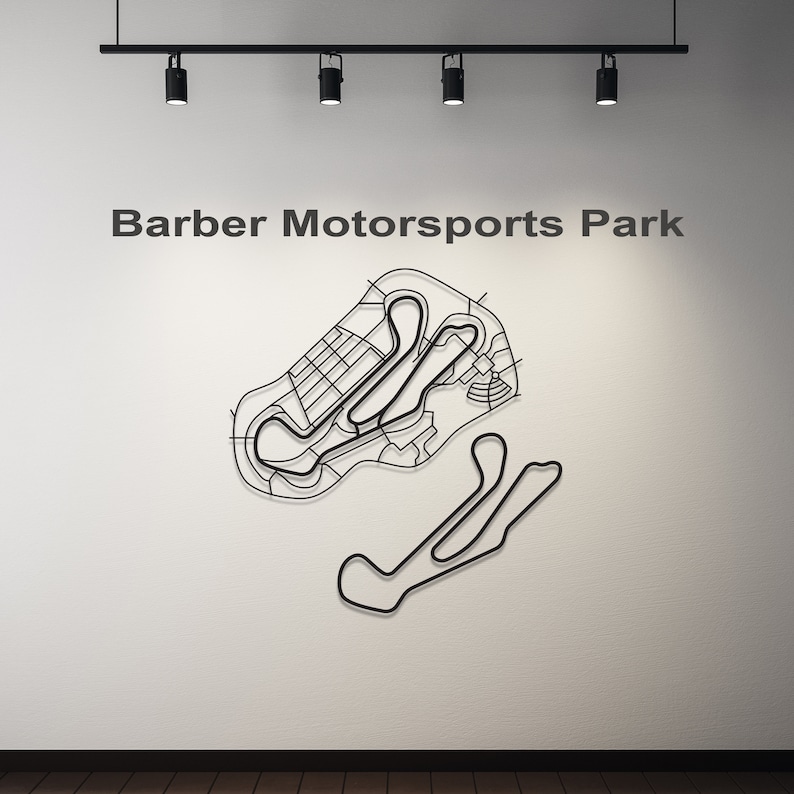 Barber Motorsports Park Map, Dwg-svg-dxf-ai-pdf, Downloadable Art ...