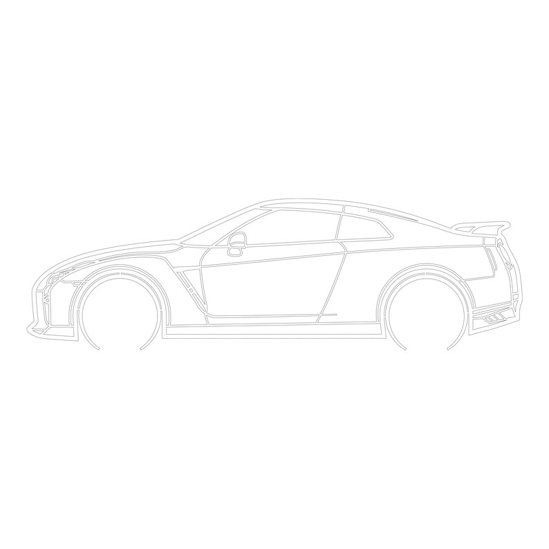 Car Dxf File, Dxf-ai-pdf, Car Vector Art, Car Laser Cut, Downloadable ...