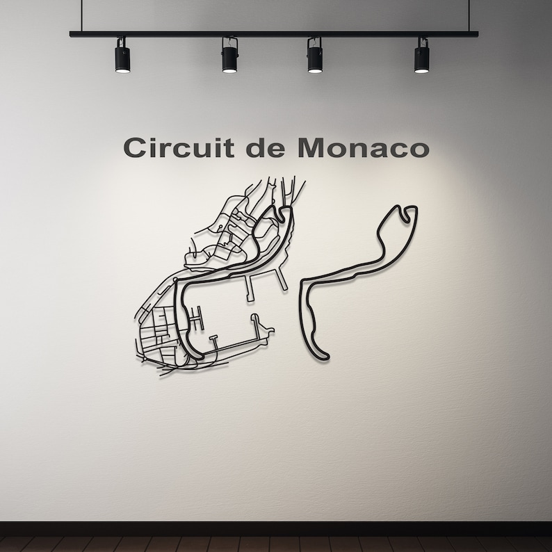 Circuit De Monaco, Dwg-svg-dxf-ai-pdf, Downloadable Art,downloadable ...
