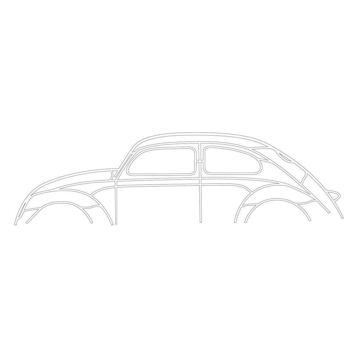 Car Dxf File, Dxf-ai-pdf, Car Vector Art, Car Laser Cut, Downloadable ...