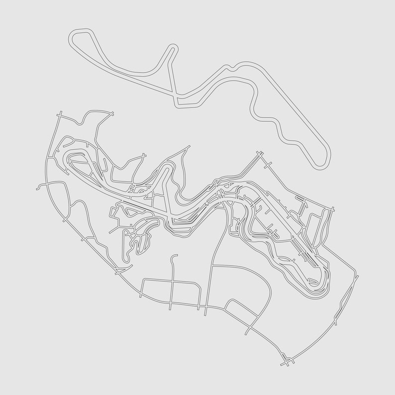 Suzuka International Circuit, Dwg-svg-dxf-ai-pdf, Downloadable Art ...