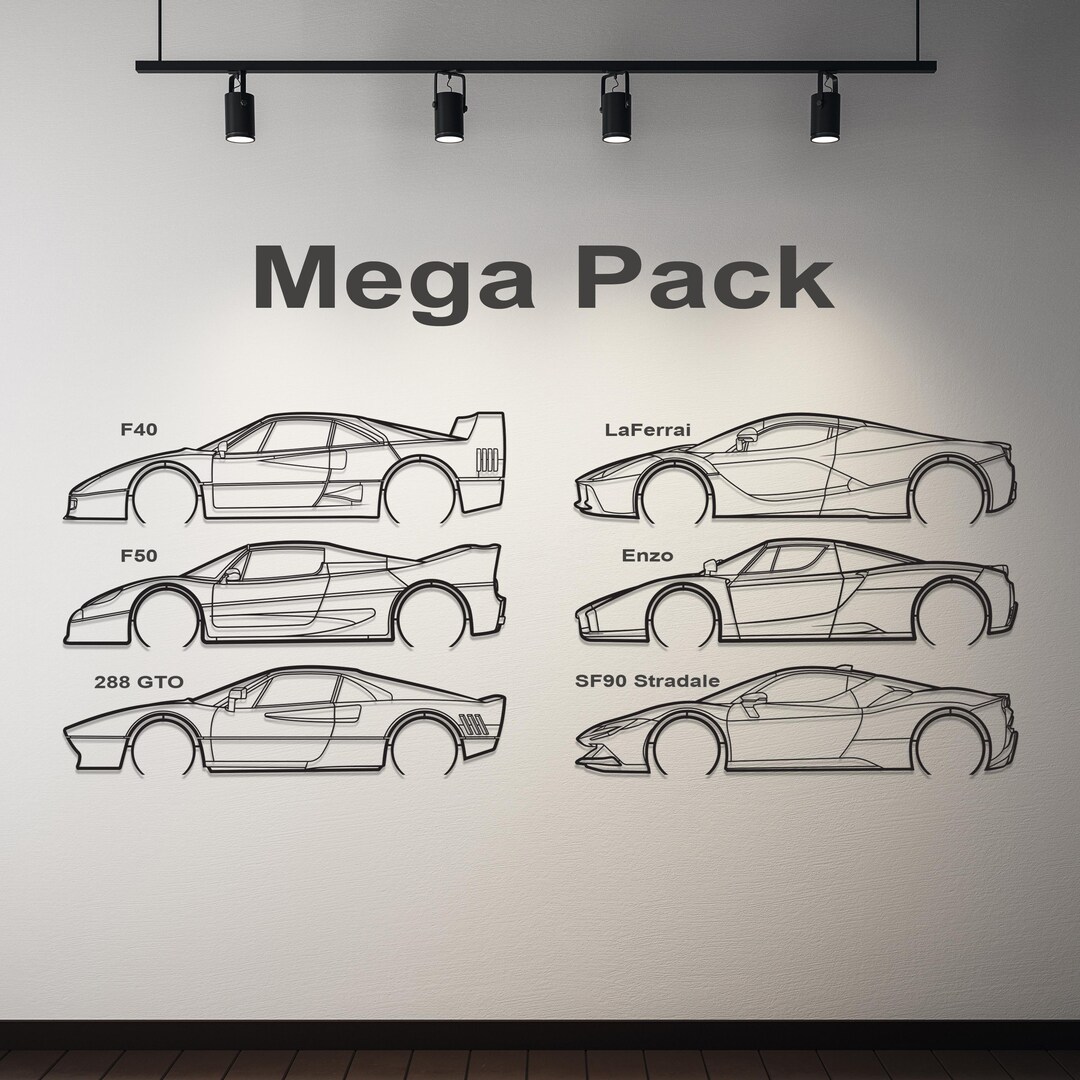 Car Dxf-dwg-ai-pdf-svg, Car Vector Art, Car Laser Cut, Downloadable Art ...