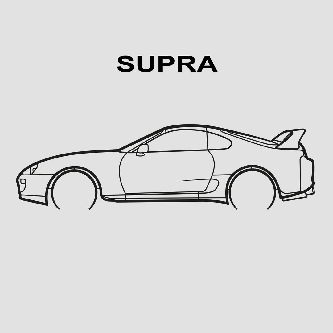 Car Dxf File, Dxf-ai-pdf, Car Vector Art, Car Laser Cut, Downloadable ...