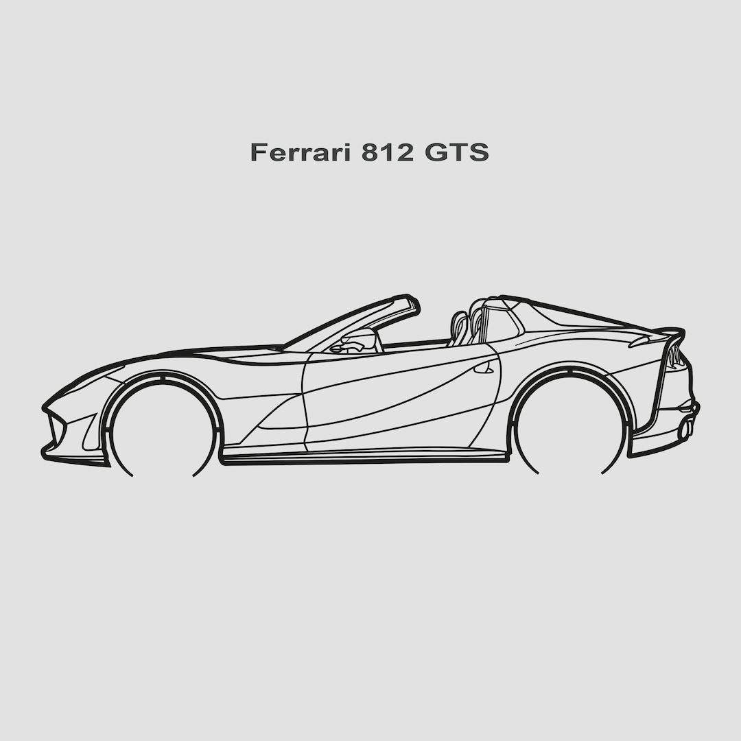 Car Dxf File, Dxf-dwg-ai-pdf, Supercar Dxf, Car Laser Cut, Car Dwg File ...