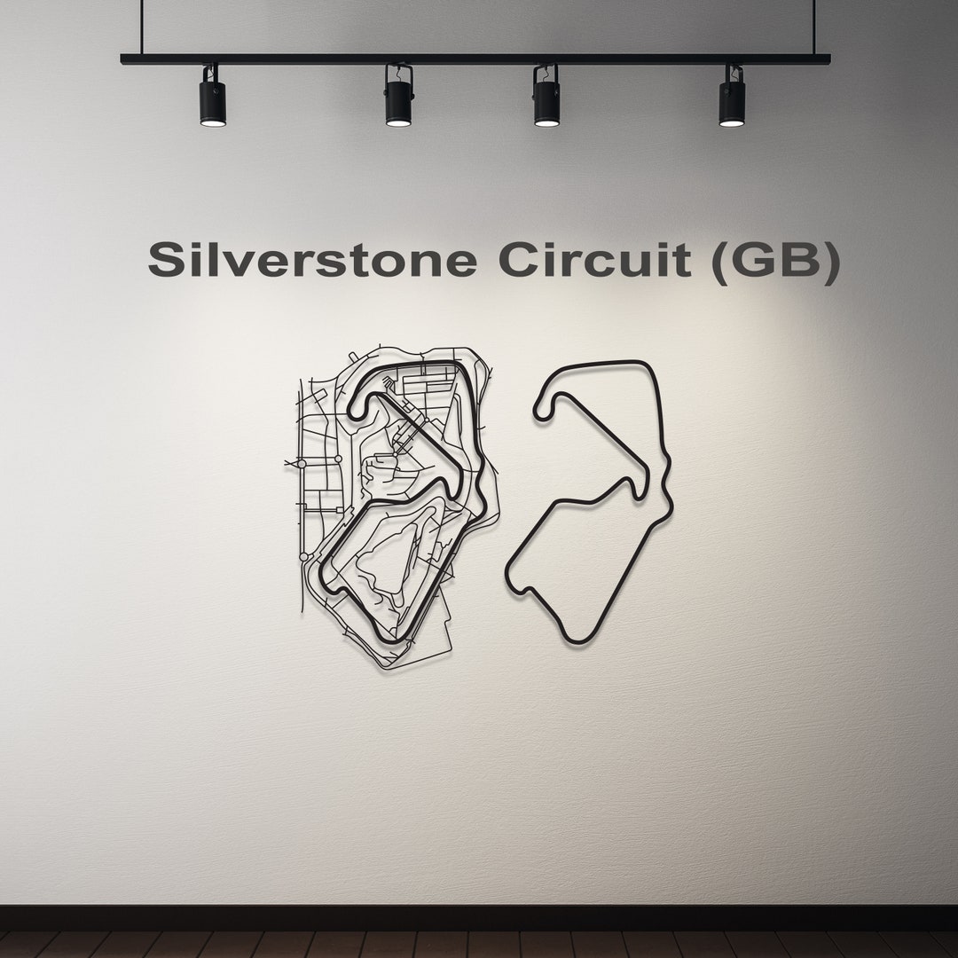 Circuito de Silverstone, Dwg-Svg-Dxf-Ai-Pdf, Arte descargable, Mapa Dwg ...