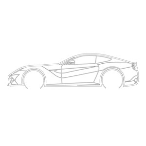 Car Dxf File, Dxf-ai-pdf, Car Vector Art, Car Laser Cut, Downloadable ...