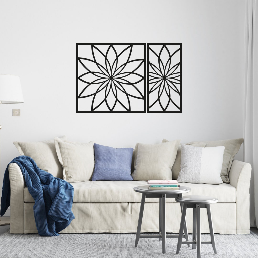 Flower Dxf File, Dxf-ai-pdf, Flower Vector Art, Flower Laser Cut ...