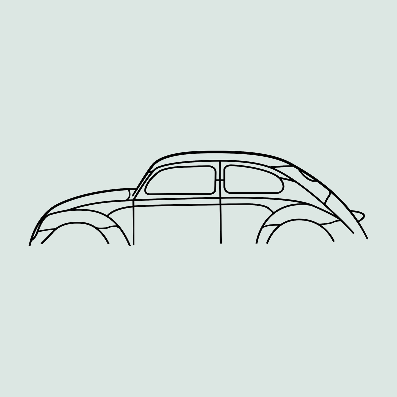 Car Dxf File, Dxf-ai-pdf, Car Vector Art, Car Laser Cut, Downloadable ...