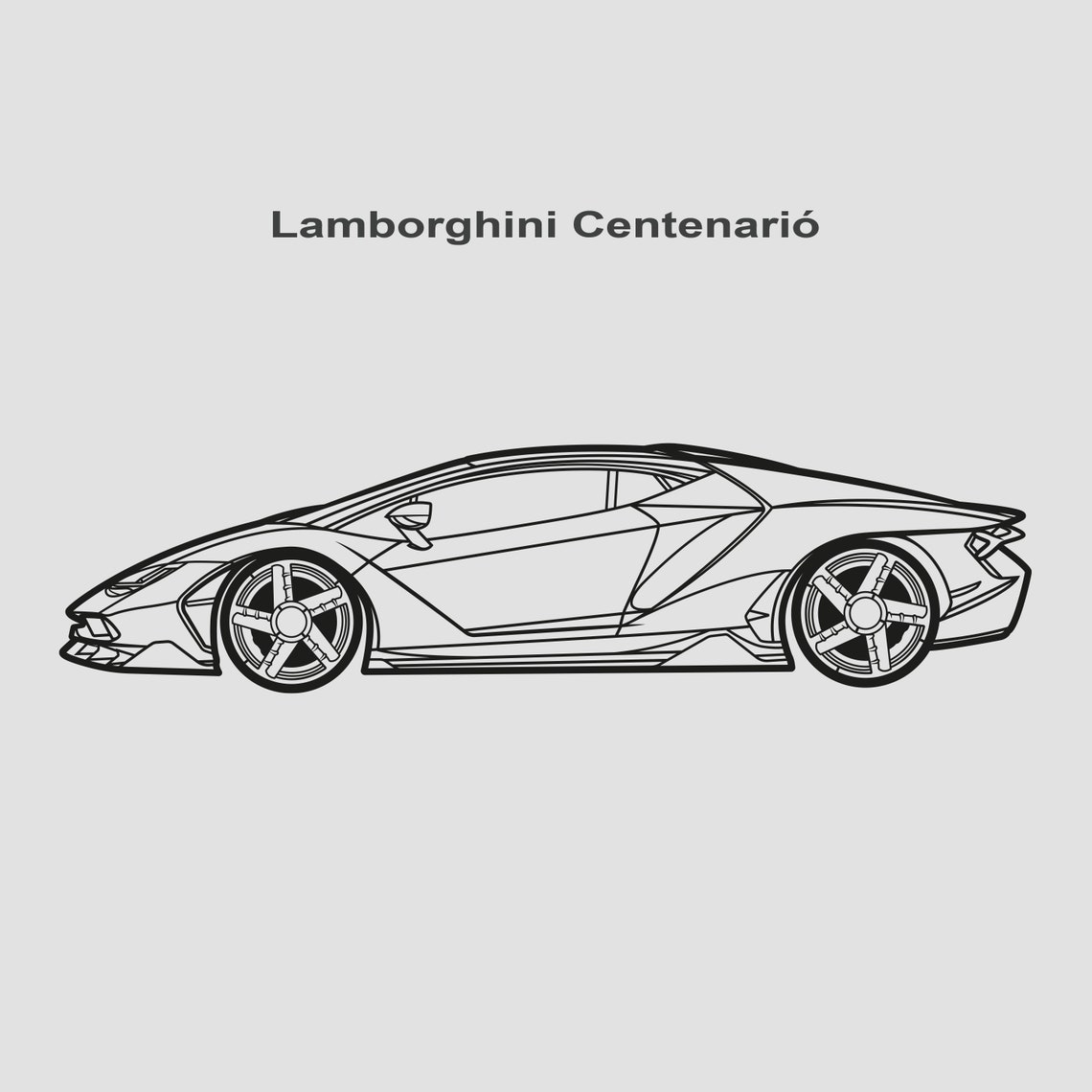 Car Dxf File, Dxf-dwg-ai-pdf, Supercar Dxf, Car Laser Cut, Car Dwg File ...