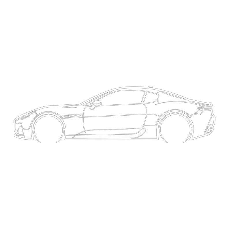 Car Dxf File, Dxf-ai-pdf, Supercar Dxf, Car Laser Cut, Downloadable Art ...