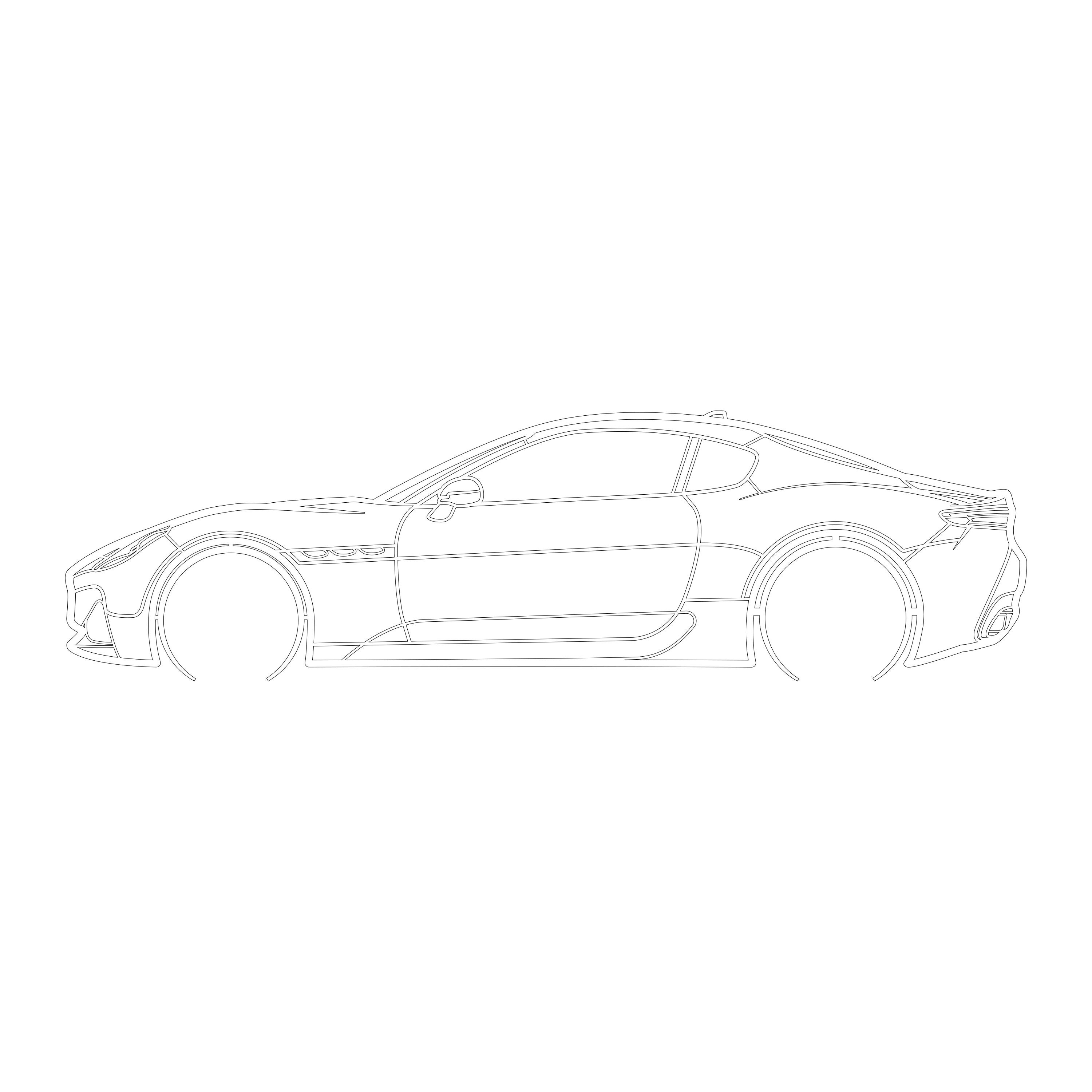 Car Dxf File, Dxf-ai-pdf, Supercar Dxf, Car Laser Cut, Downloadable Art ...