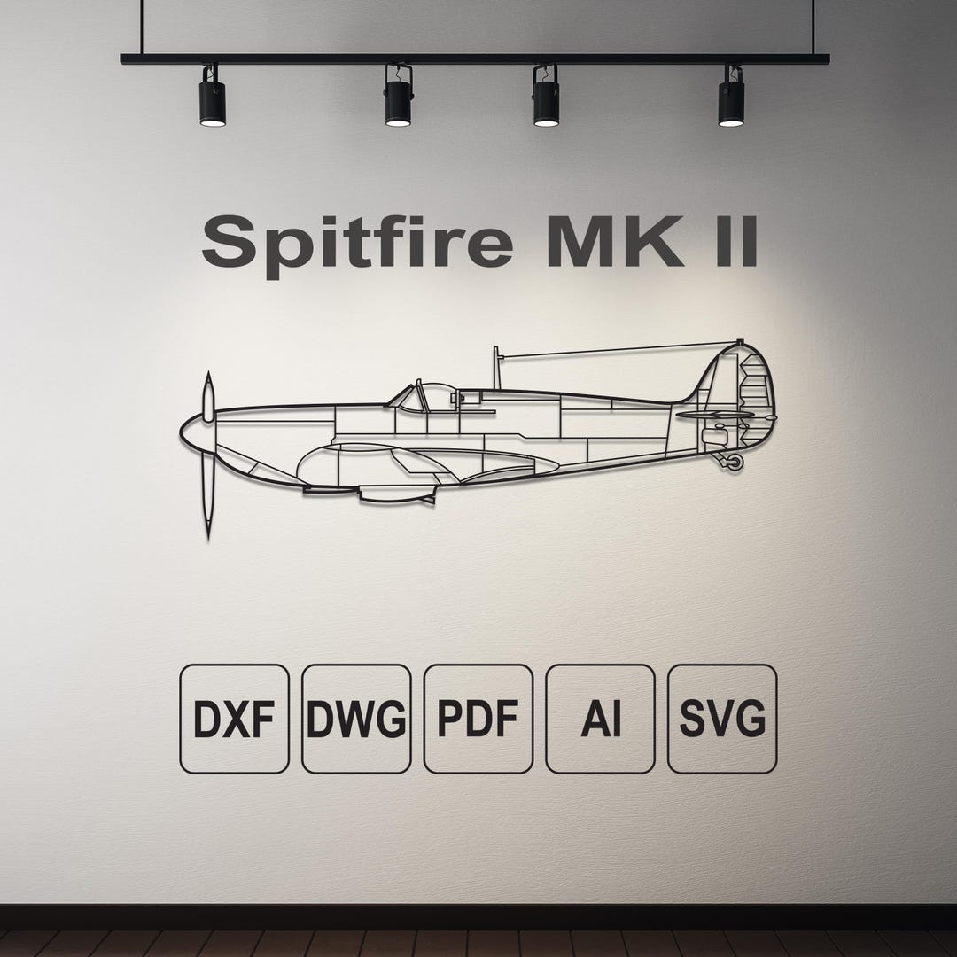Plane Dxf File, Dxf-dwg-ai-pdf-svg, Plane Vector, Laser Cut ...