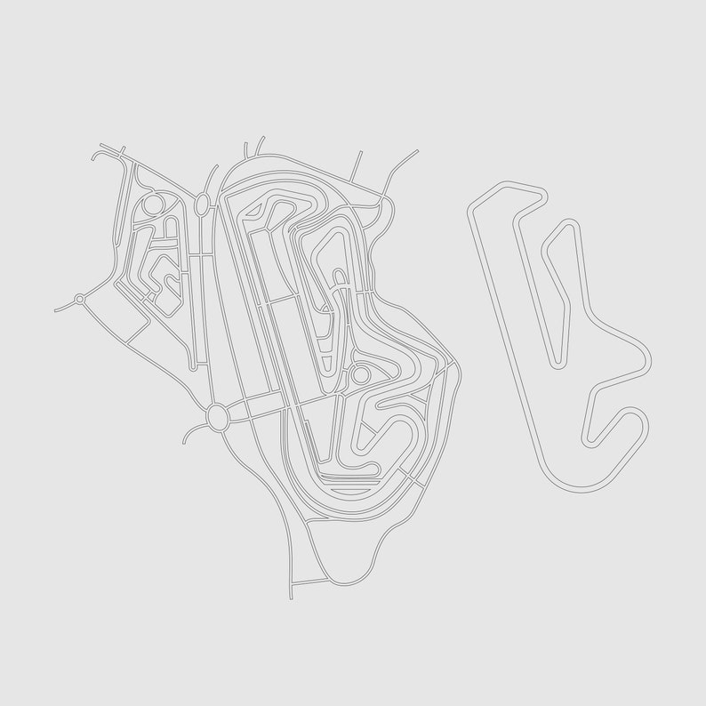 Algarve International Race Map, Dwg-svg-dxf-ai-pdf, Downloadable Art ...