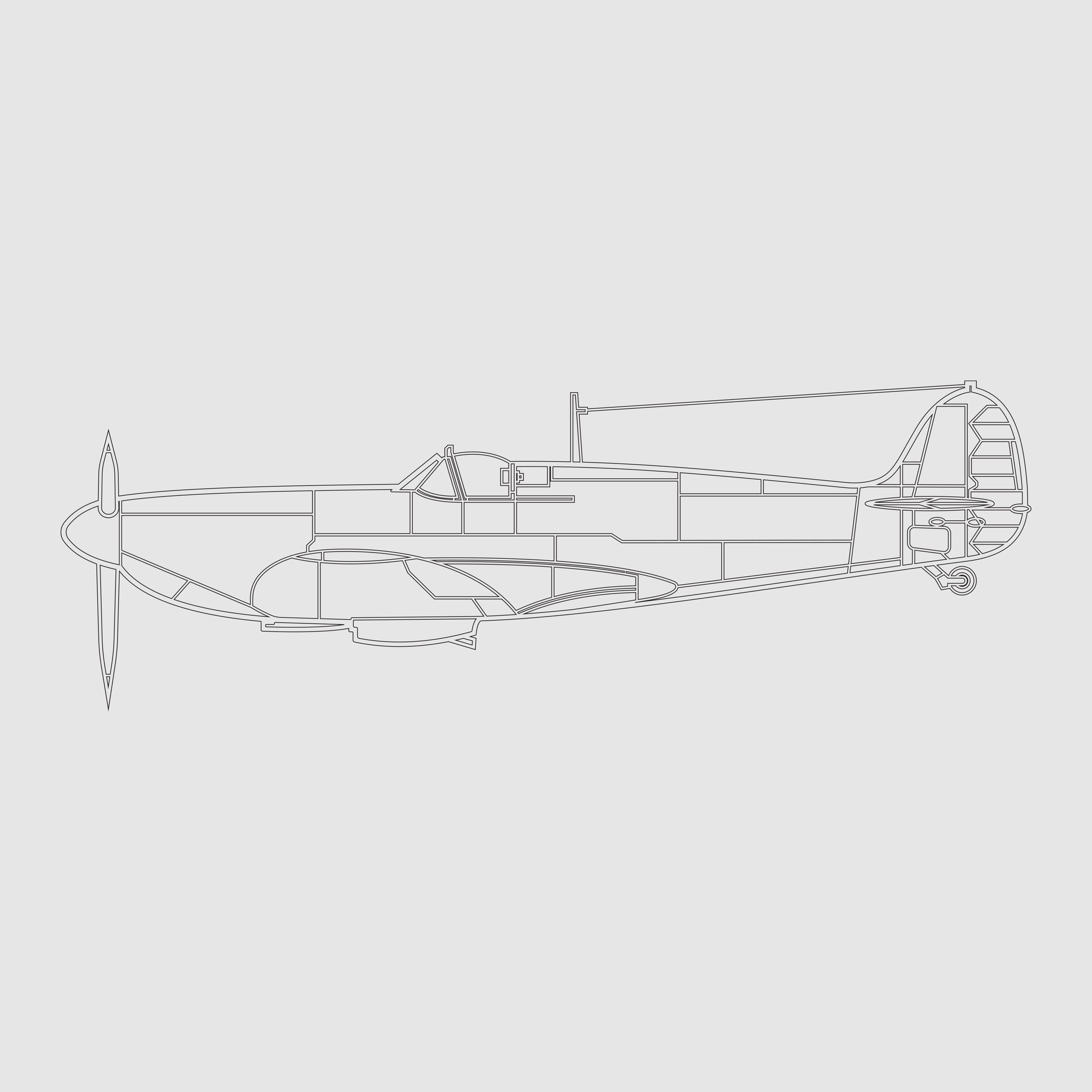 Plane Dxf File, Dxf-dwg-ai-pdf-svg, Plane Vector, Laser Cut ...