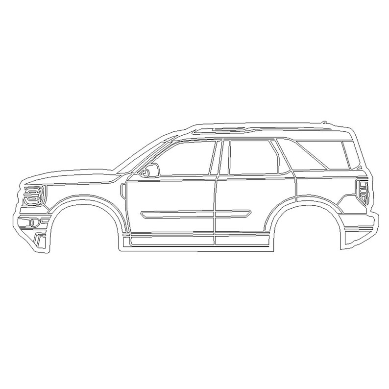 Car Dxf File, Dxf-ai-pdf, Car Vector Art, Car Laser Cut, Downloadable ...