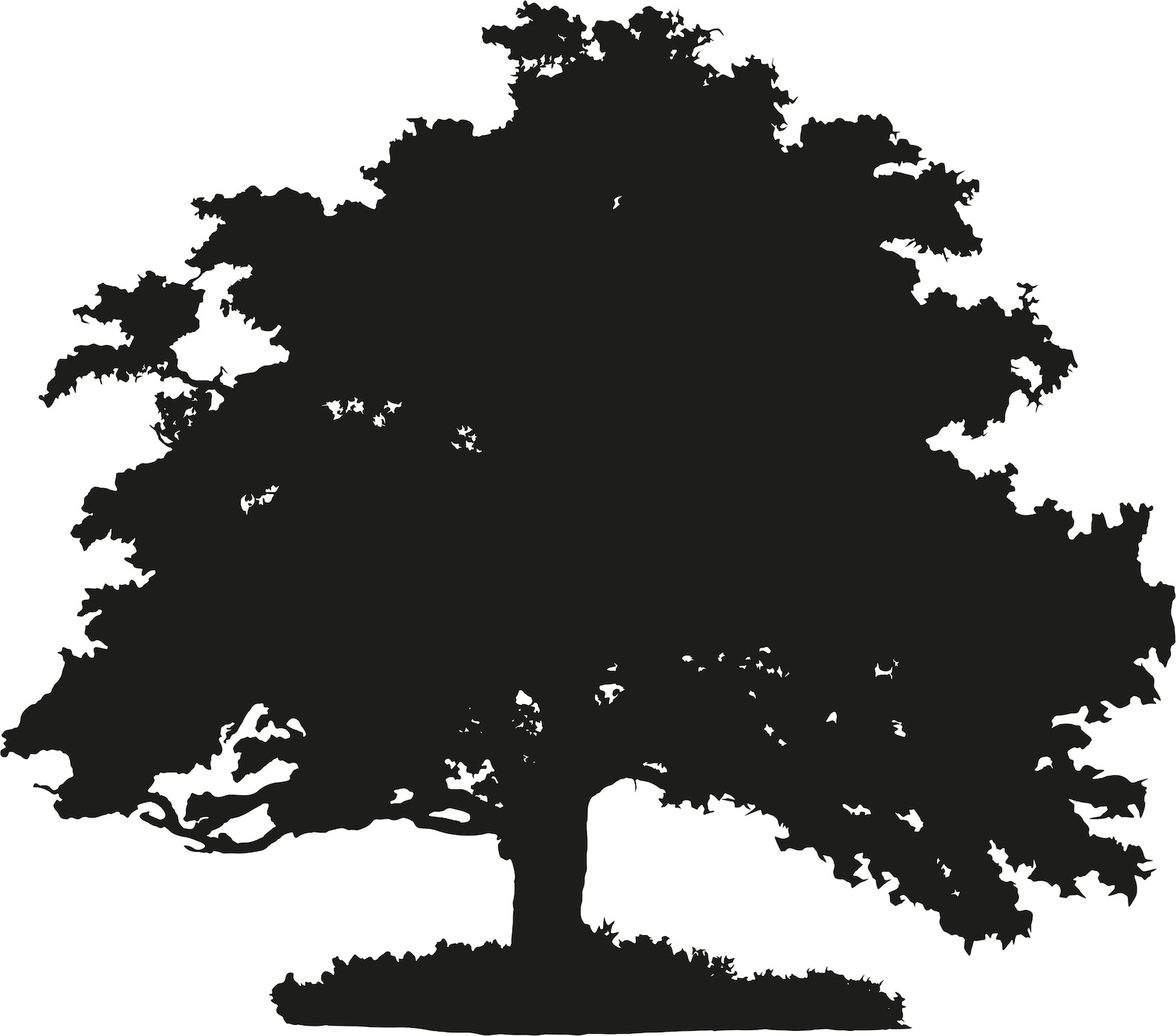Tree Dxf File, Dxf-ai-pdf, Tree Vector Art, Tree Laser Cut ...