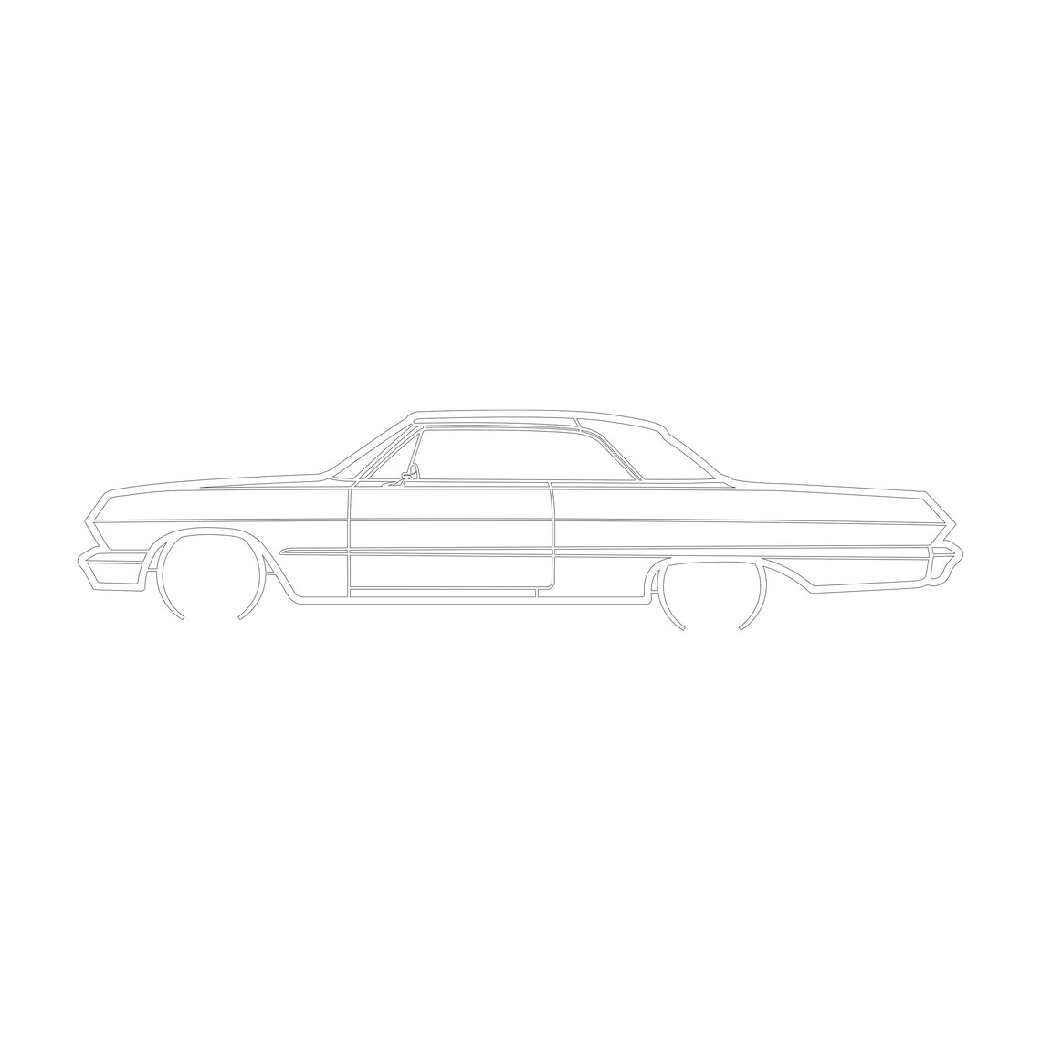 Car Dxf File, Dxf-dwg-ai-pdf, Classic Car Dxf, Car Laser Cut, Car Dwg ...