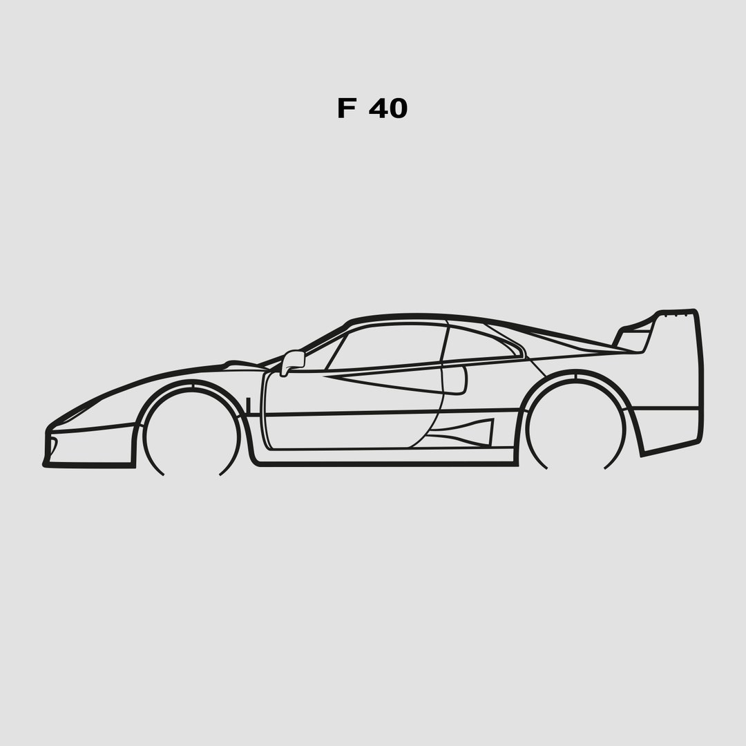 Car Dxf File, Dxf-ai-pdf, Car Vector Art, Car Laser Cut, Downloadable ...