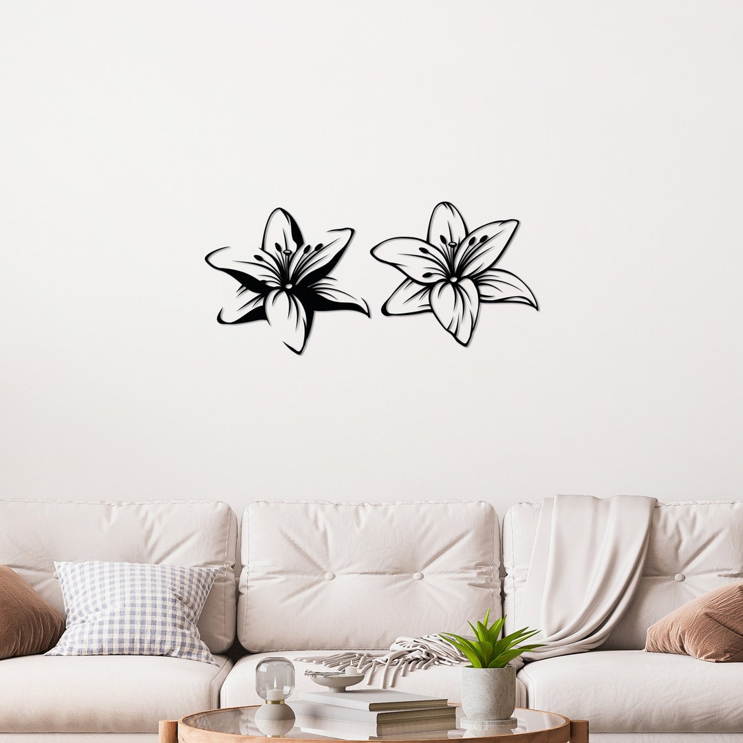 Flower Dxf File, Dxf-ai-pdf, Flower Vector Art, Flower Laser Cut ...