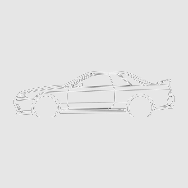 Car Dwg-svg-dxf-ai-pdf, Car Vector Art, Car Laser Cut, Downloadable Art ...