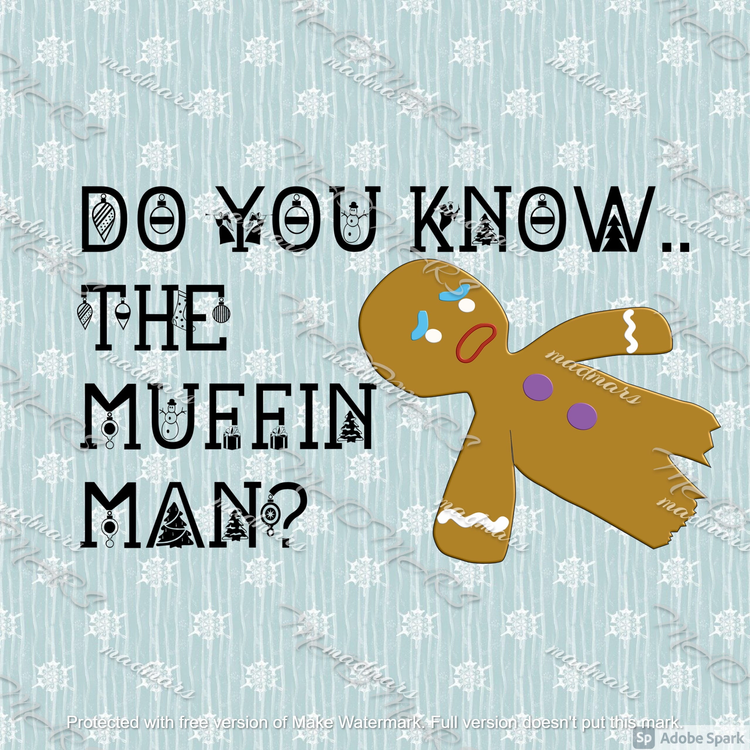 Do You Know the Muffin Man PNG Gingerbread Shrek PNG - Etsy