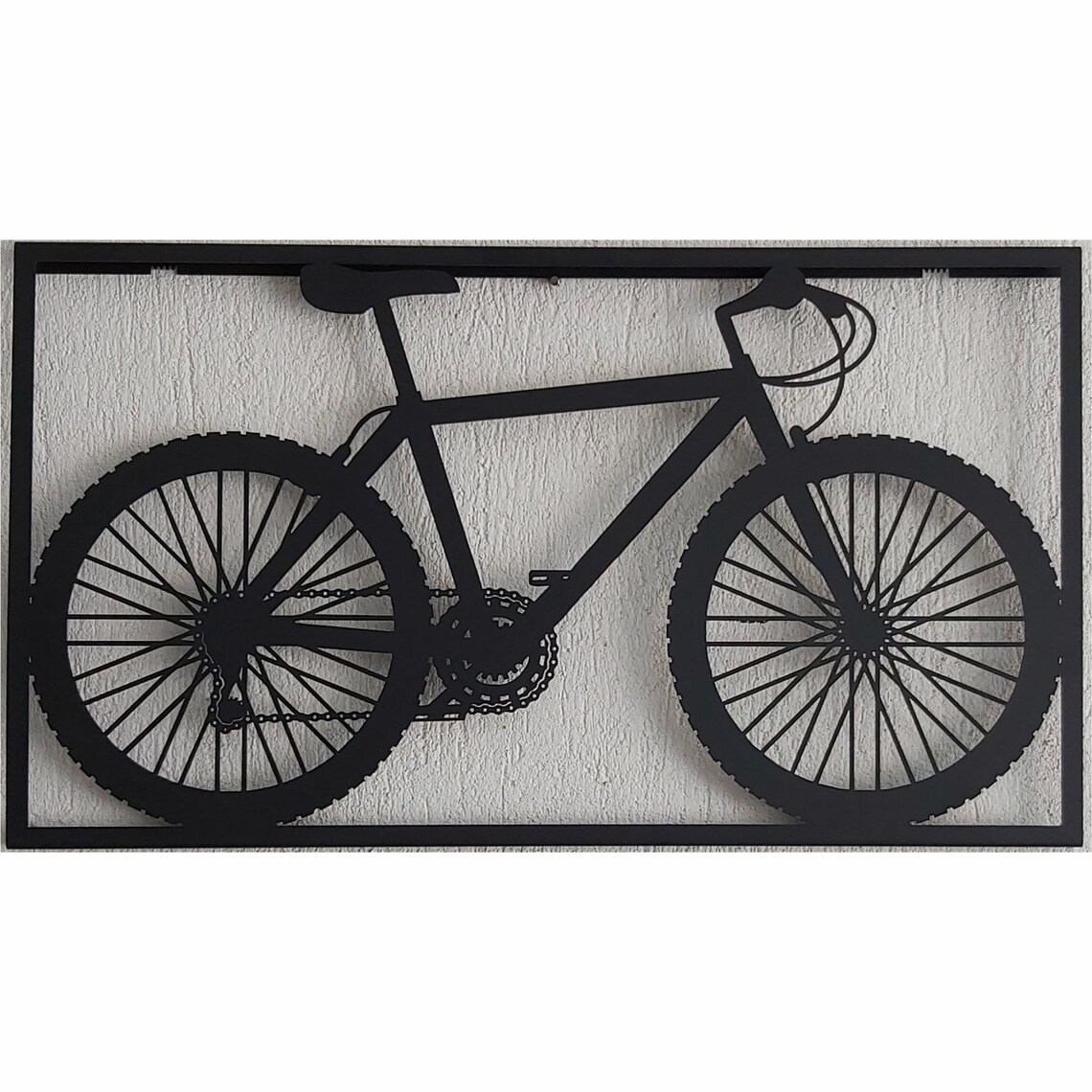 Metal Wall Decor Bike Framed Art Cyclist Art Bicycle Lover | Etsy