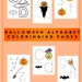 Printable Halloween ABC Coloring Pages for Kids, Halloween Alphabet ...