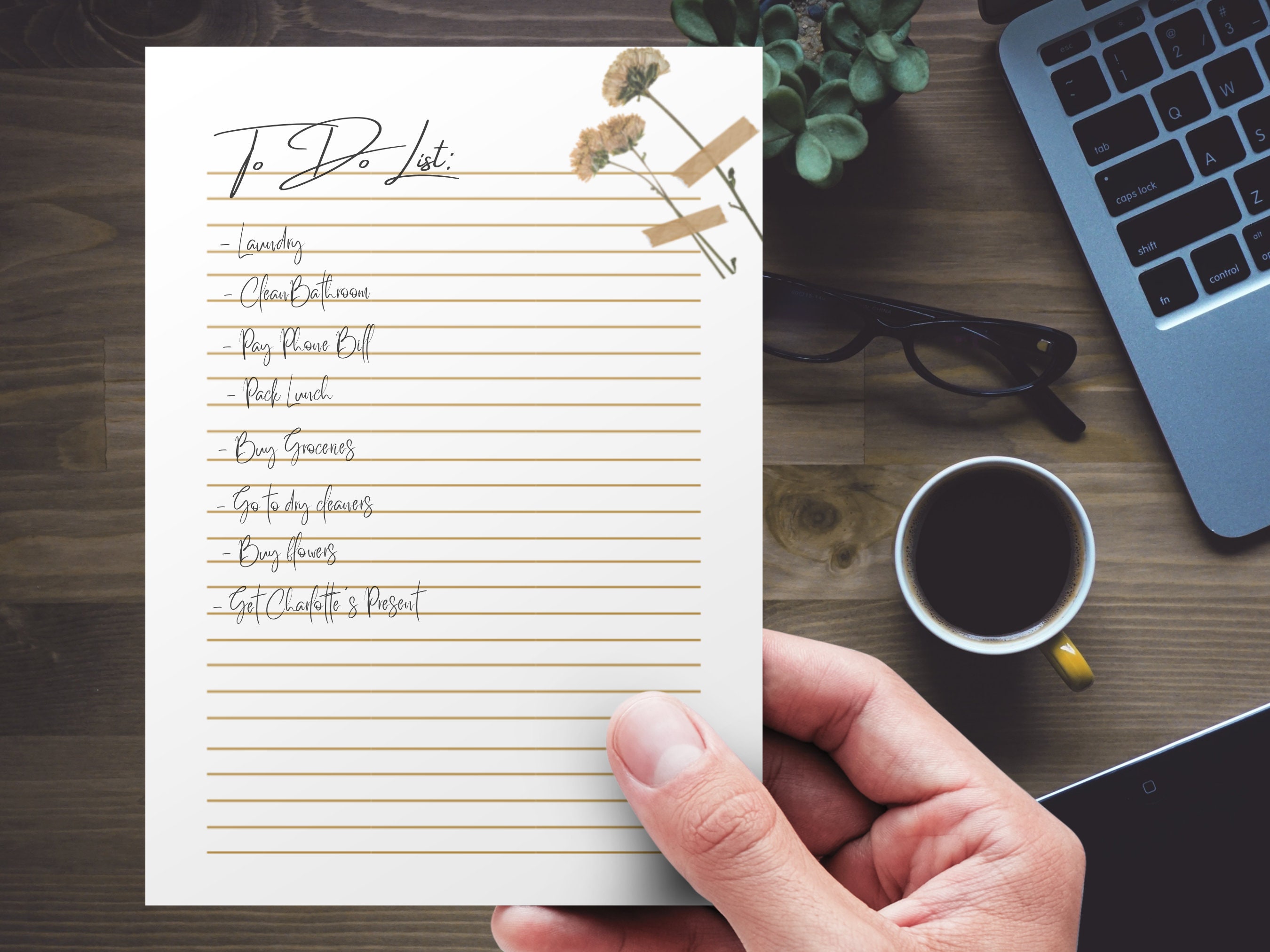 Printable A4 Wildflower Notebook Inserts - Canva Template - Etsy