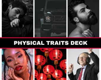 Physical Features Characteristics Oracle Cards Deck | 78 Tarot Size Cards | Future Love, Husband ...