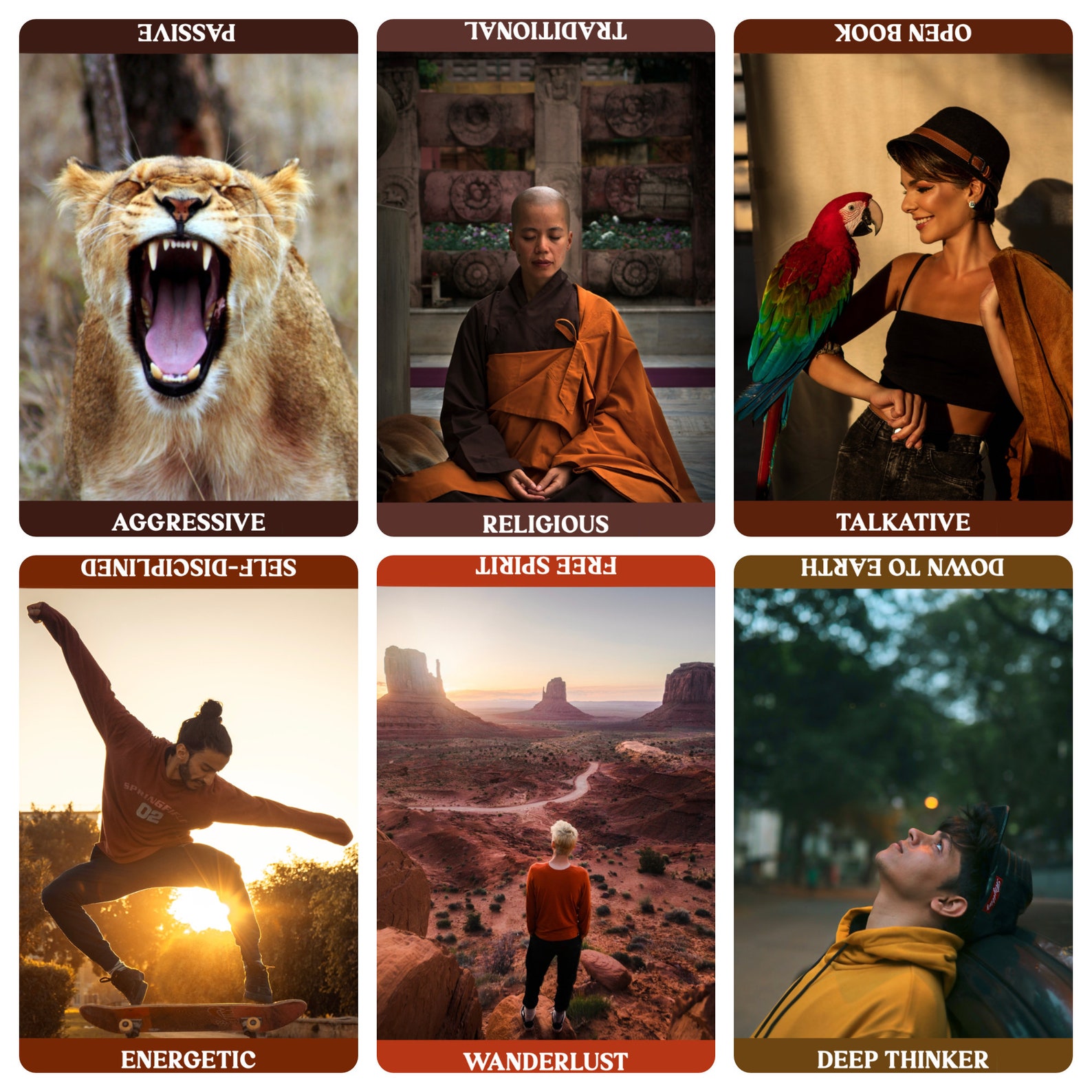 Who Are You Personality Traits Oracle Deck 106 Traits - Etsy