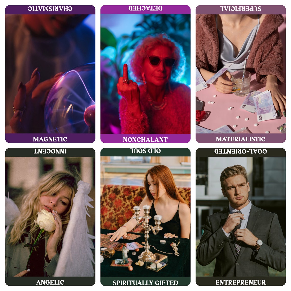 Who Are You Personality Traits Oracle Deck 106 Traits - Etsy