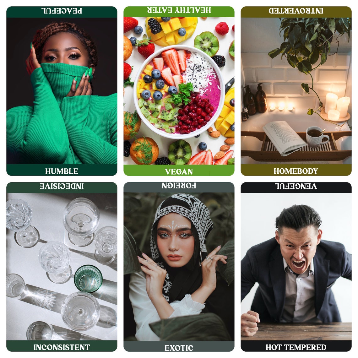 Who Are You Personality Traits Oracle Deck 106 Traits - Etsy