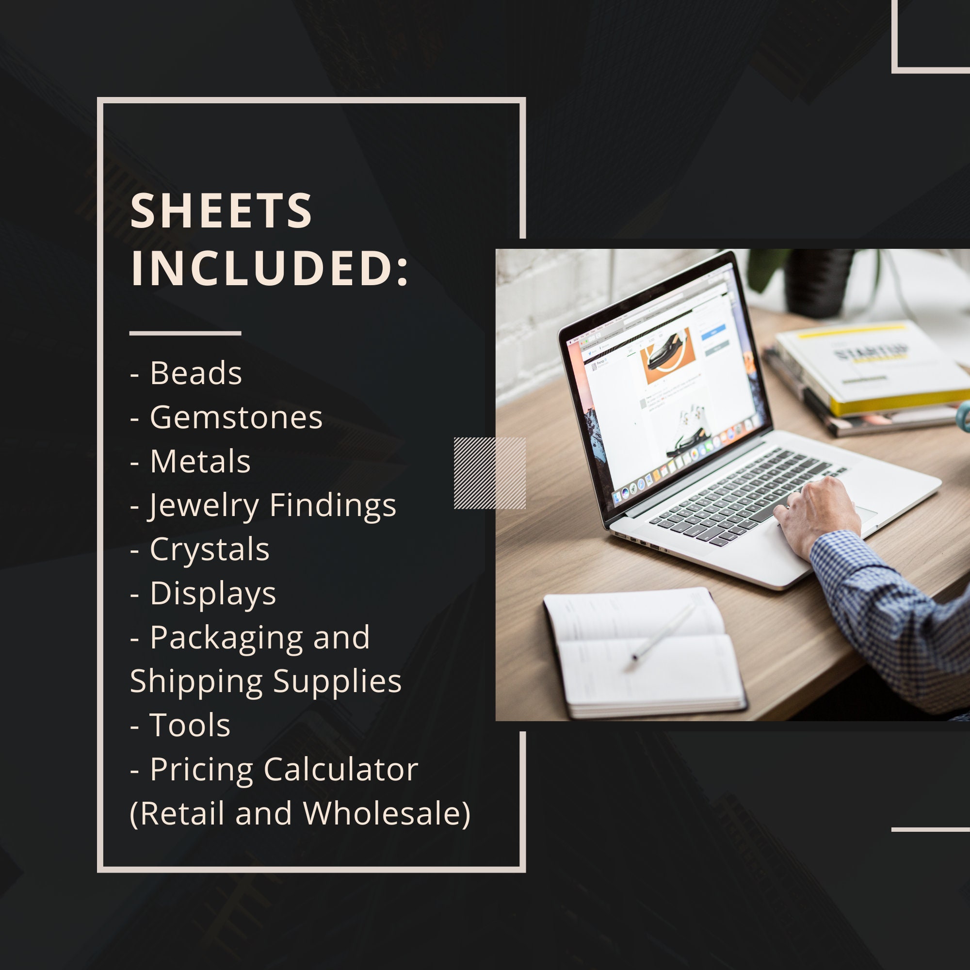 Editable Detailed Inventory Tracker and Product Pricing Calculator for ...
