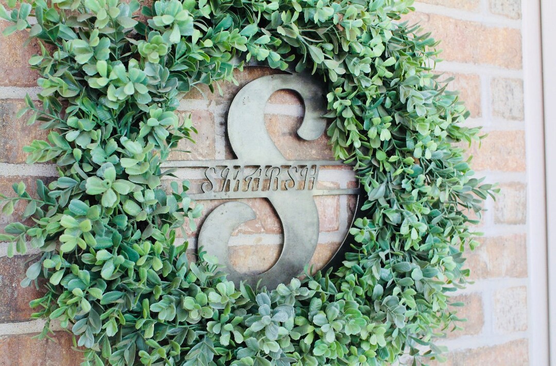Personalized Wreath Insert - Personalized Name Sign - Custom Wreath ...