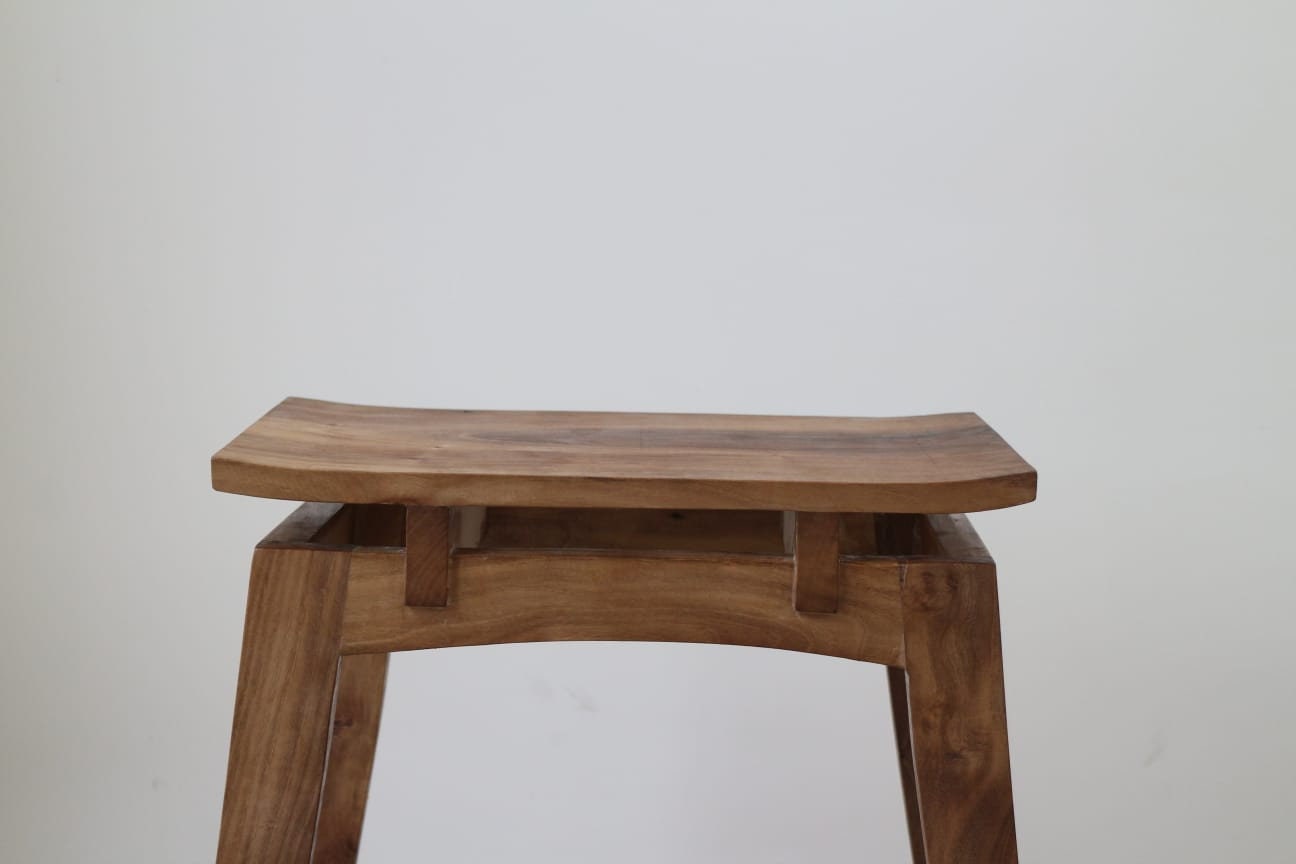 Handmade Walnut Bench Wooden Stool Rustic Bench | Etsy