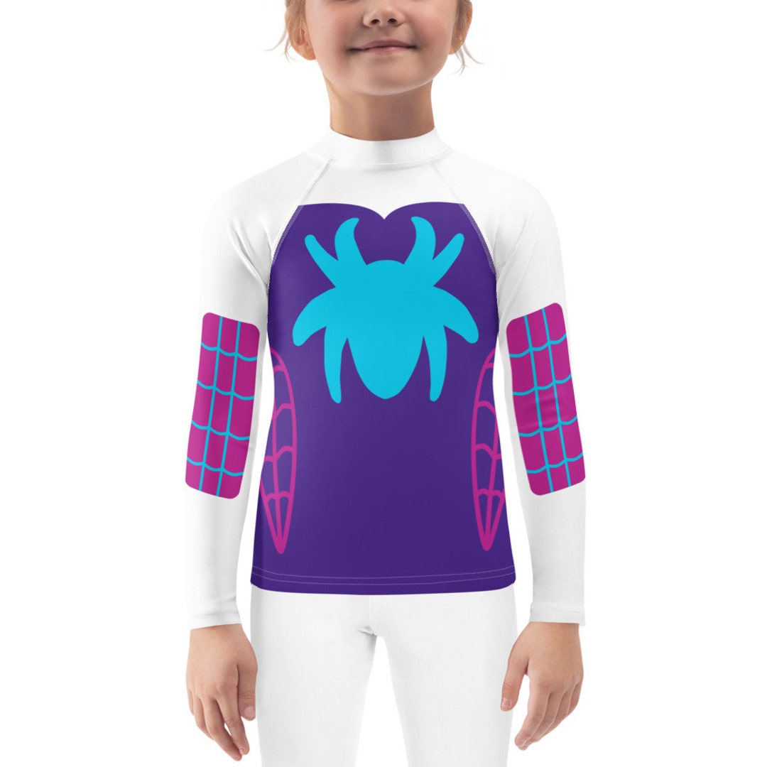 Ghost Spider Kids Rash Guard - Etsy