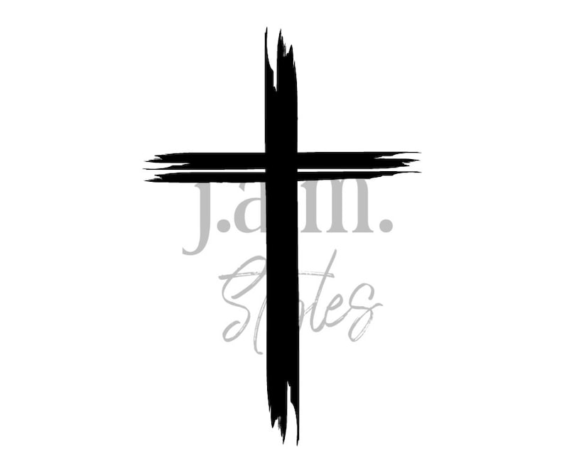 Distressed Cross SVG PNG - Etsy