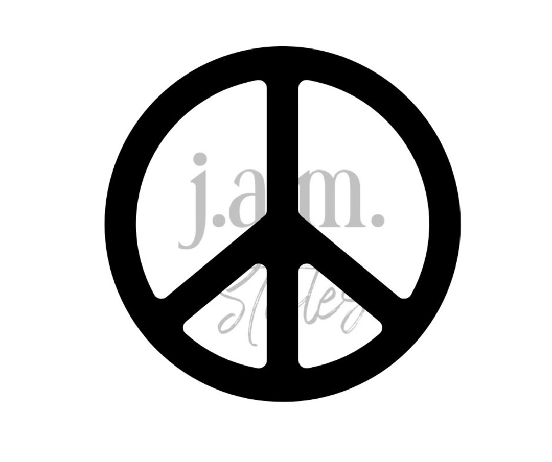 Peace Sign SVG PNG - Etsy