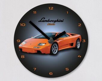 Lamborghini Clock | Etsy