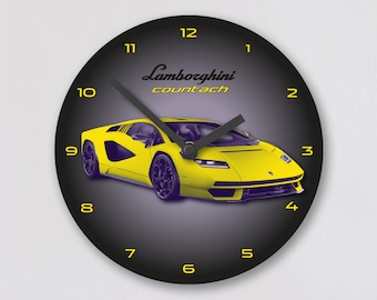 Lamborghini Clock | Etsy