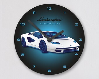 Lamborghini Clock | Etsy